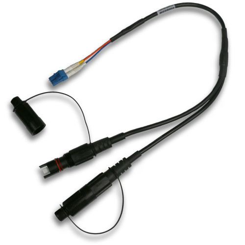 LC/UPC duplex to Optitap SC/APC, SST Drop Cable, Singlemode, 2 Fiber